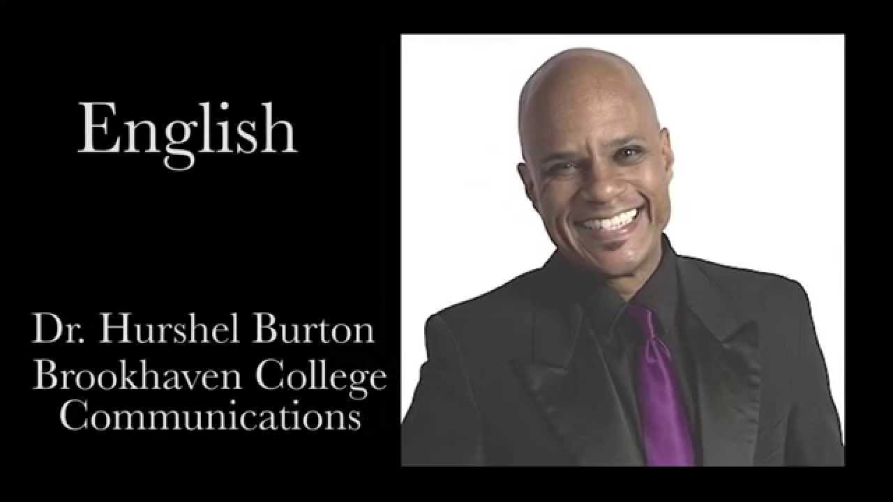 Dr. Hurshel Burton - Professor of English BHC Promo video - YouTube