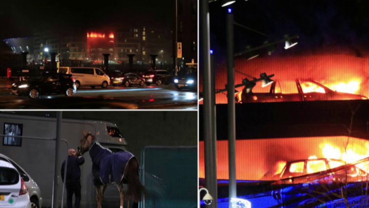 Liverpool fire echo arena - YouTube