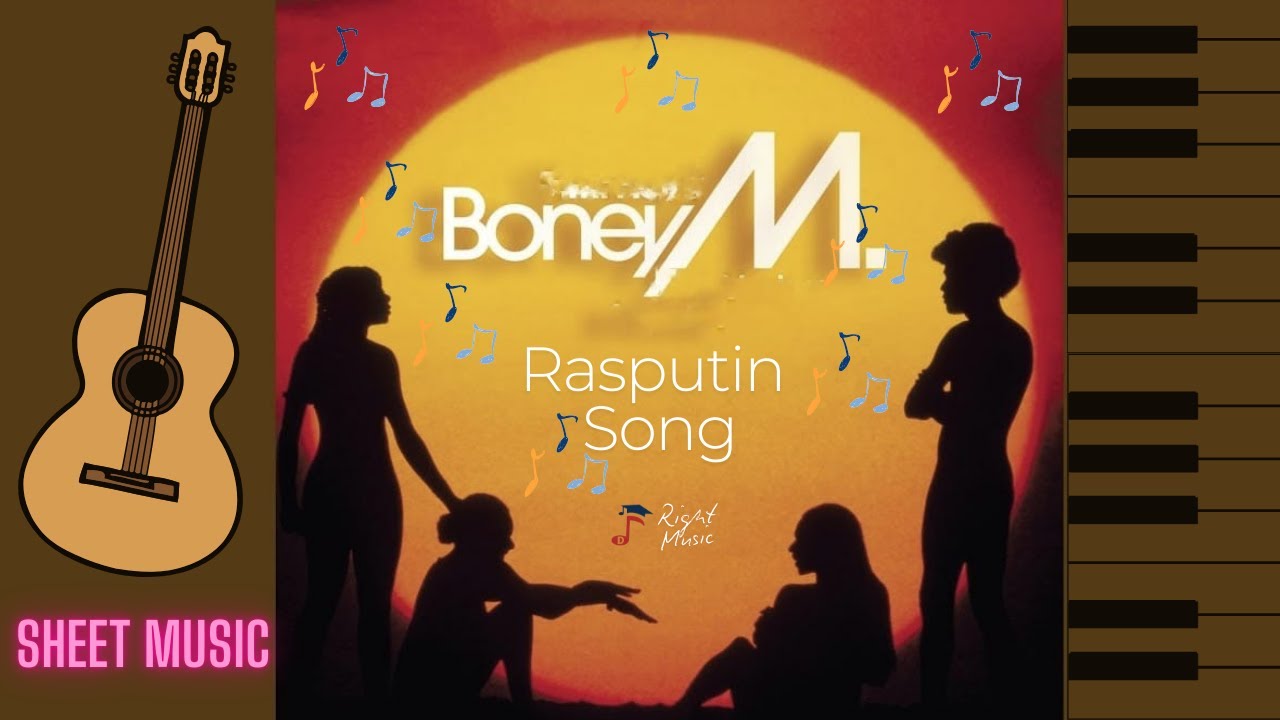 Boney M. - Rasputin | Sheet Music | Paino Lesson | Keyboard Notes - YouTube