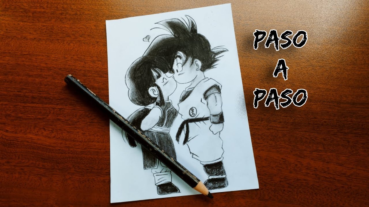Cómo dibujar a GOKU y MILK Paso a Paso - Especial de San Valentín - YouTube