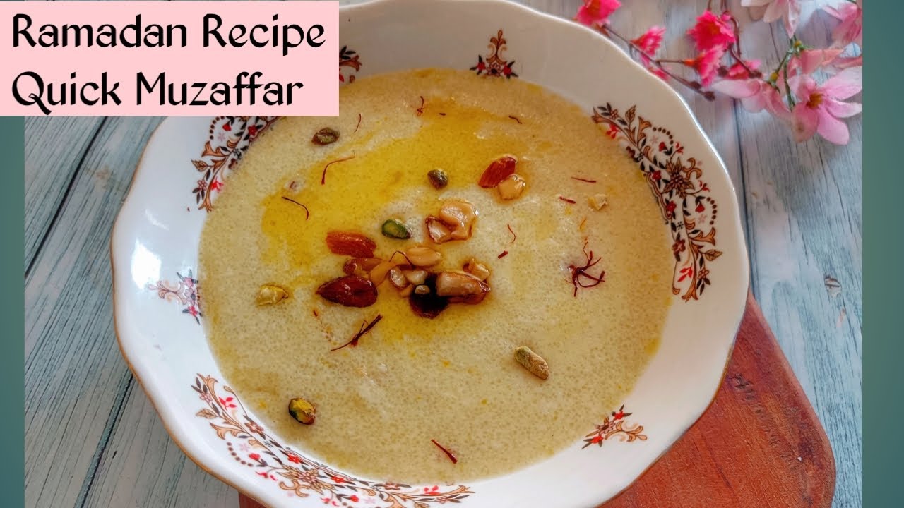 Muzaffar in 10 minutes | Ramadan Recipes | Iftar Recipes | Quick ...