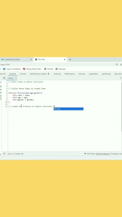 Javascript object Constructor | what is object constructor in javascript | All explained| # ...