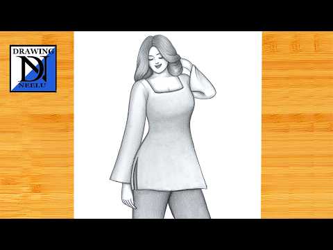 How to draw a Beautiful Girl -Drawing easy || Very easy beginner drawing || Girl drawing