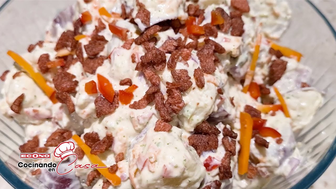 Cocinando en Casa: Ensalada de Papas Rojas - YouTube