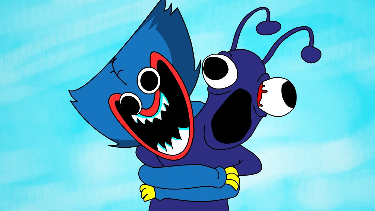 HUGGY WUGGY vs COSTUME MAN (Poppy Playtime vs Trevor Henderson) - YouTube