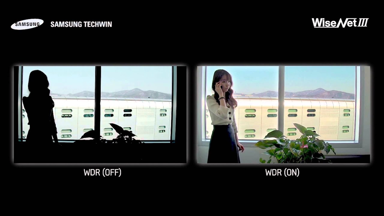 120dB WDR Samsung WiseNet III IP camera - YouTube