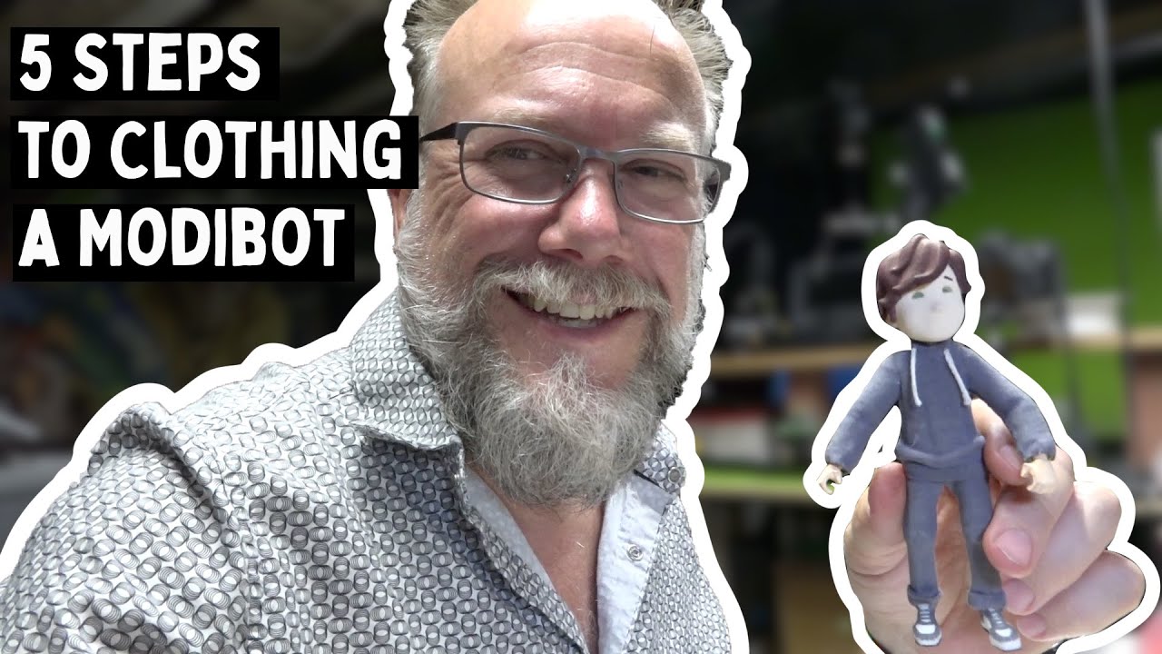 Clothing Modibot for Stop Motion Animation - YouTube