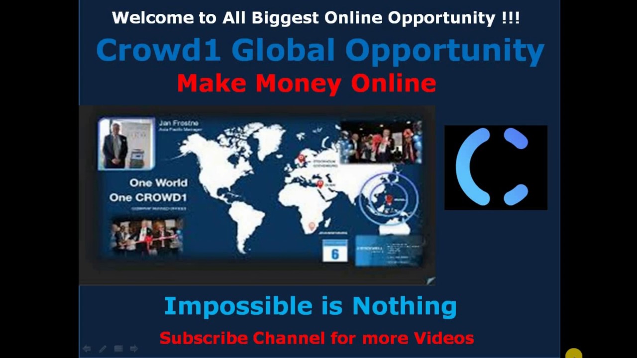 Best Online earning Plateform | Crowd1 Bonus System | Online Earning ...