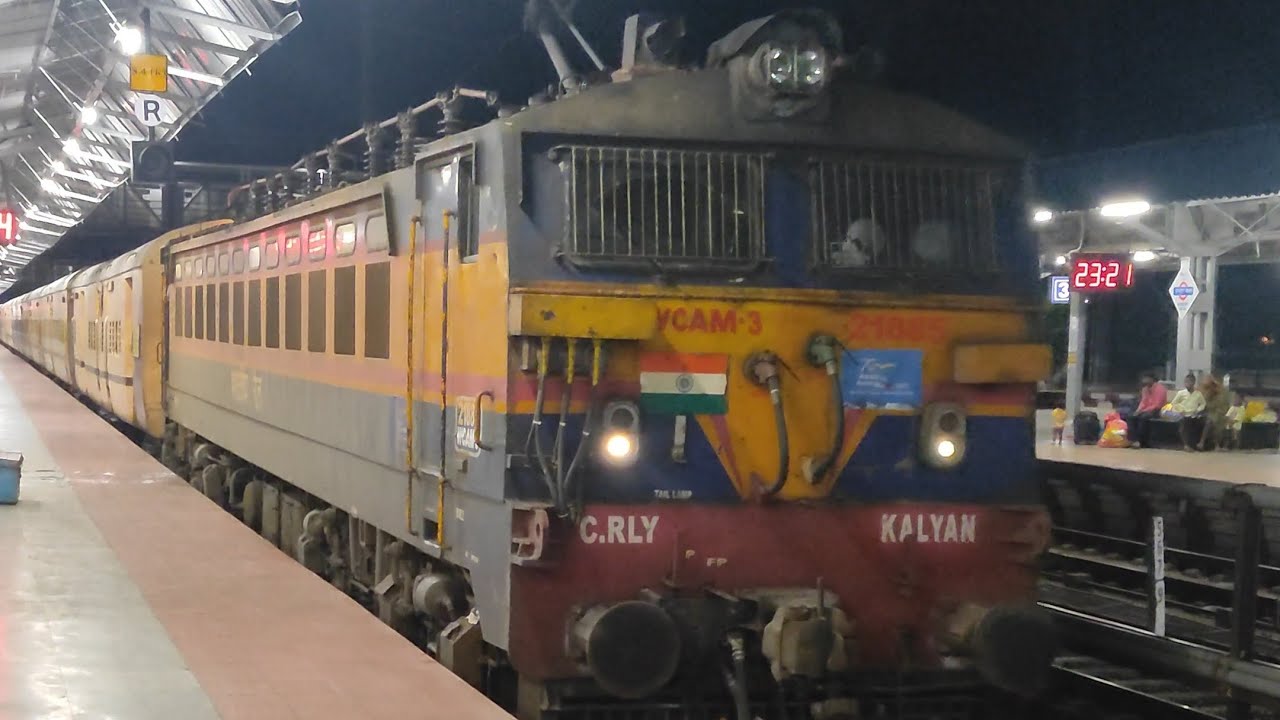 Train going back to shed for rest after a long 850KM journey Kalaburagi ...