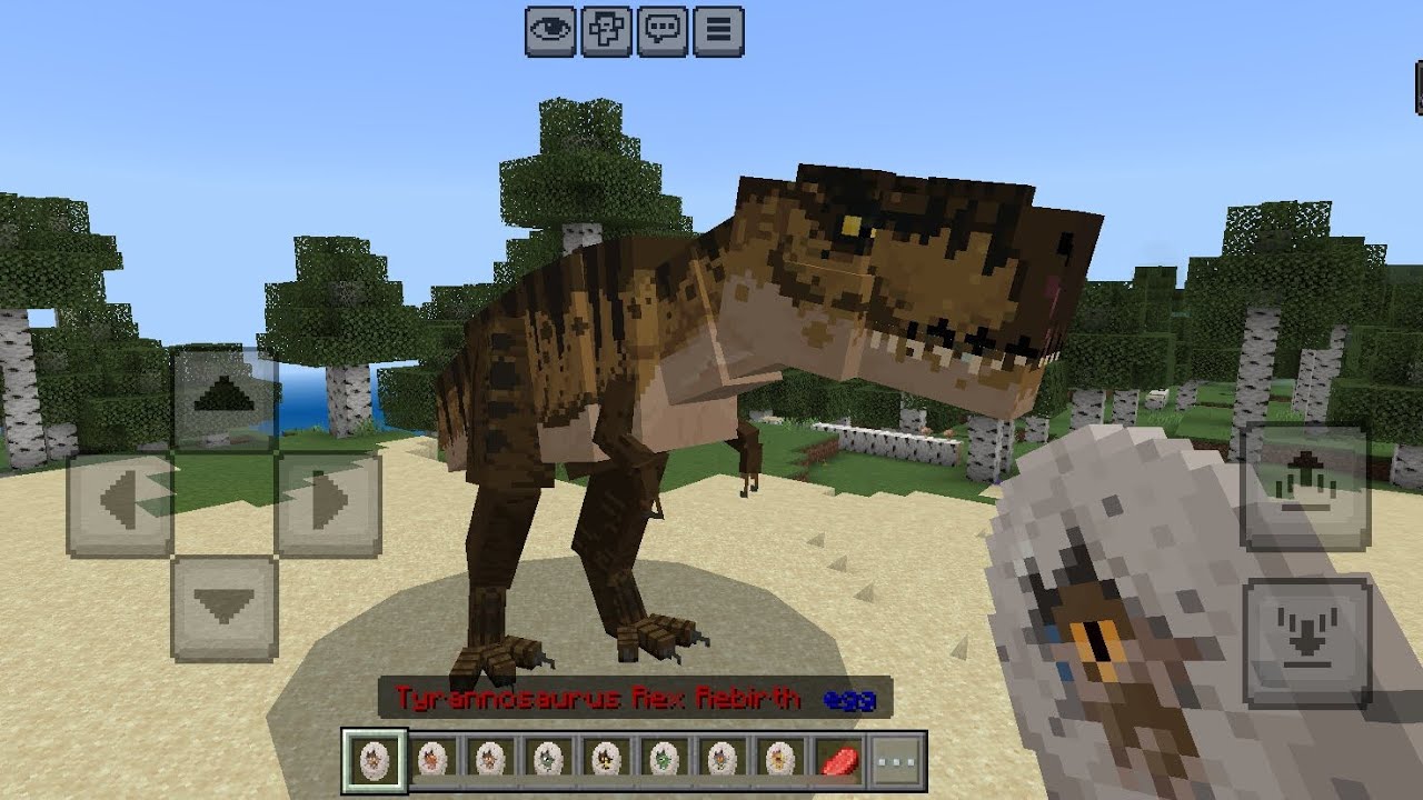 Jurassic World Rebirth ADDON UPDATE in Minecraft PE - YouTube
