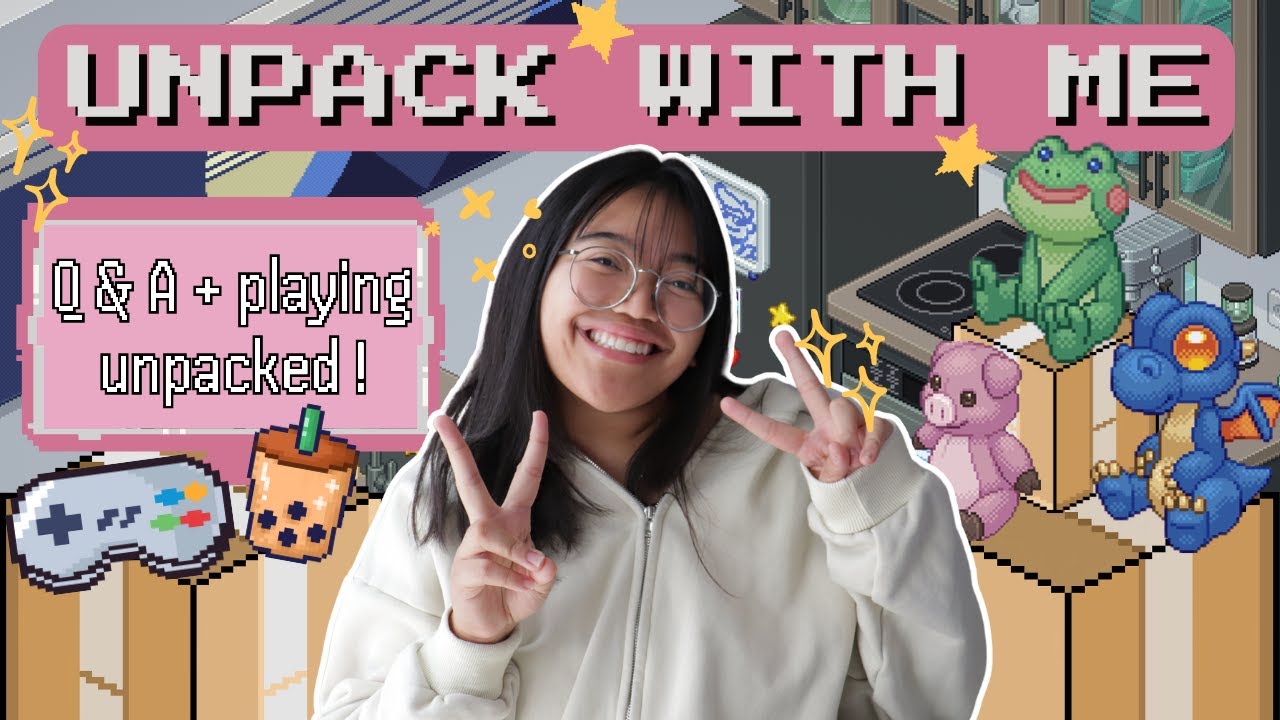 UNPACKING MY LIFE (playing Unpacked + Q&A about my life!) - YouTube