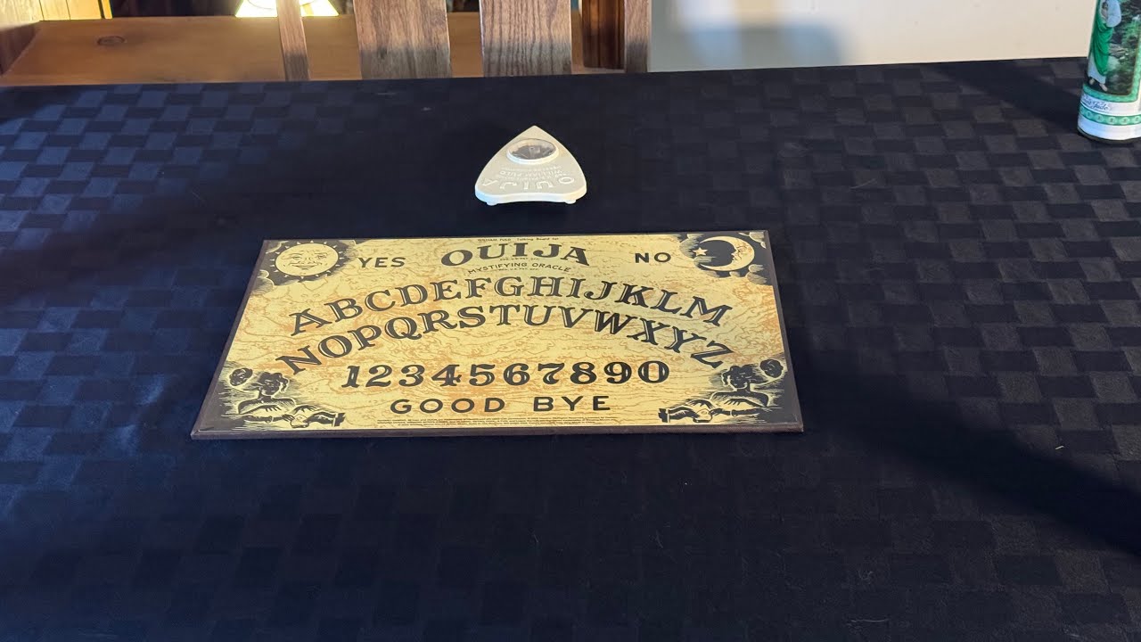Playing the Ouija board! (we contacted my grandfather )! - YouTube