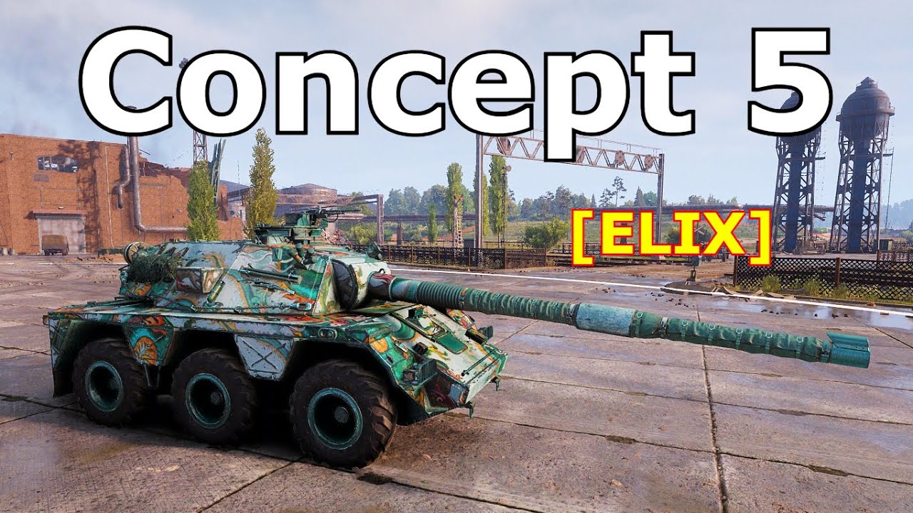 World of Tanks Concept No. 5 - 4 Kills 10,7K Damage - YouTube