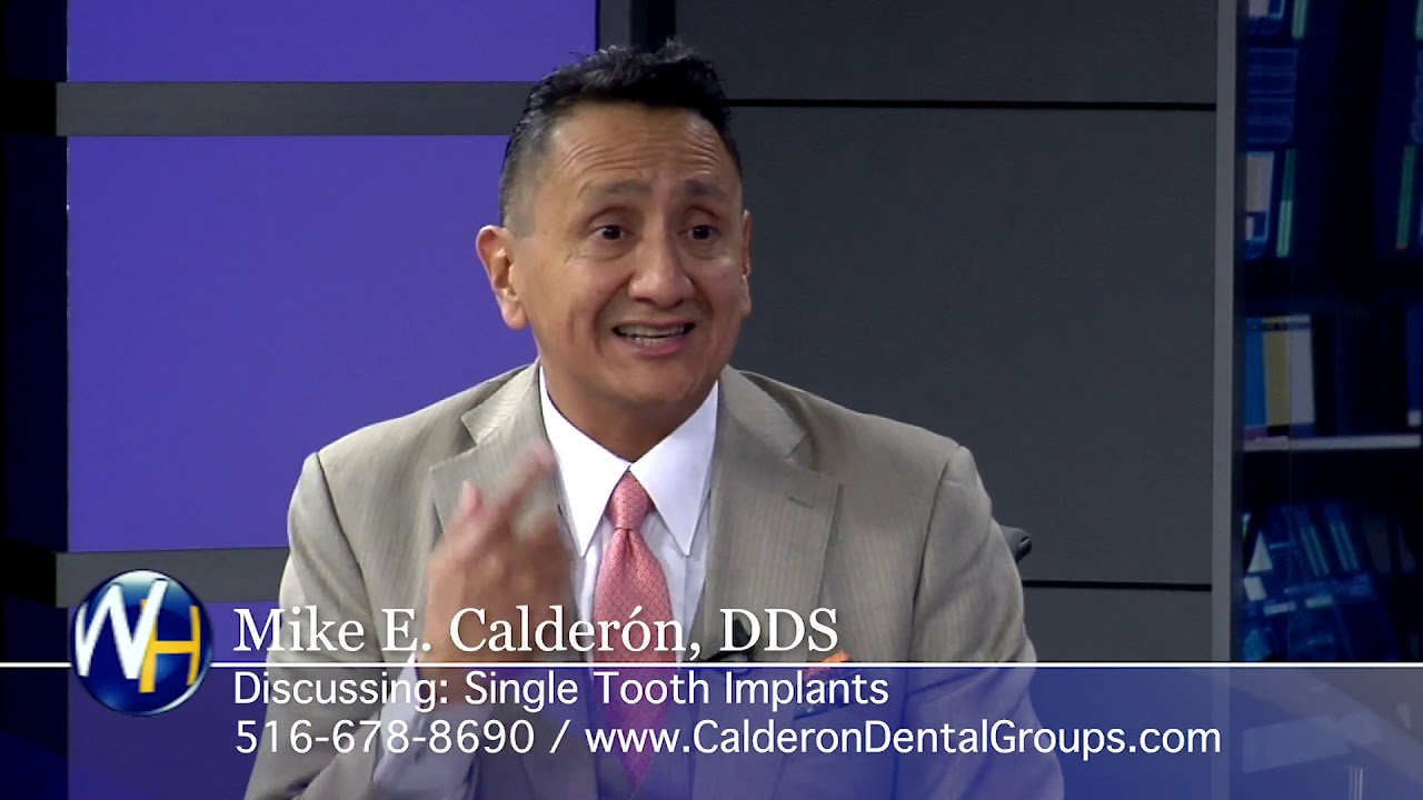 Single Tooth Implants with Long Island Dentist Mike Calderon, DDS - YouTube