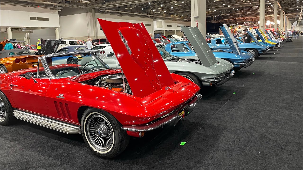 Attending Mecum Auto Auction, got to be the largest classic Corvette ...