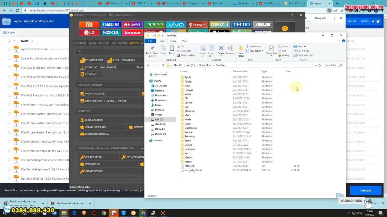 Hướng dẫn thêm Ramdisk Files vào Unlock Tool - YouTube