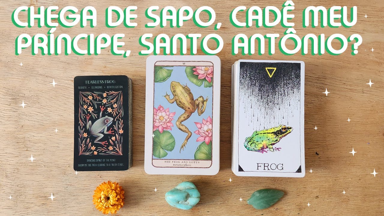🐸🤴 CHEGA DE SAPO, CADÊ MEU PRÍNCIPE, SANTO ANTÔNIO? 🐸🫅 - YouTube