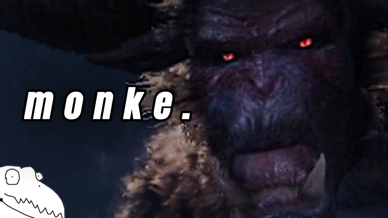 angry monke in monster hunter world. - YouTube