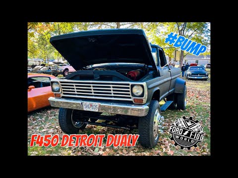 F450 Detroit Bump Side Dually @fordf100worldmemberstrucks - YouTube