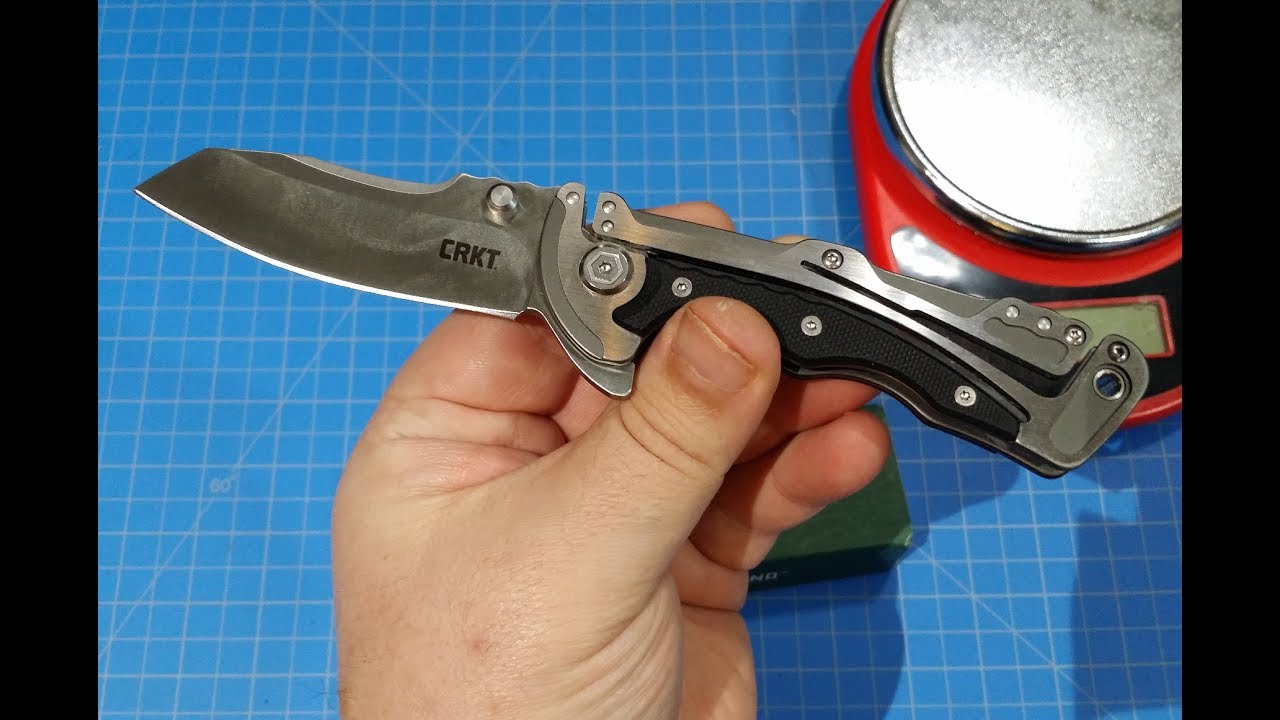 CRKT Graphite With Klecker Lock: Cool and Different! - YouTube