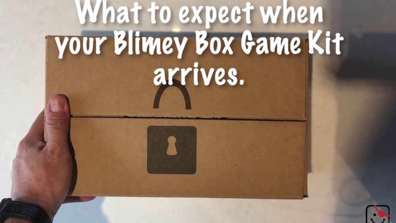 Blimey Box Game Kit Unboxing - YouTube