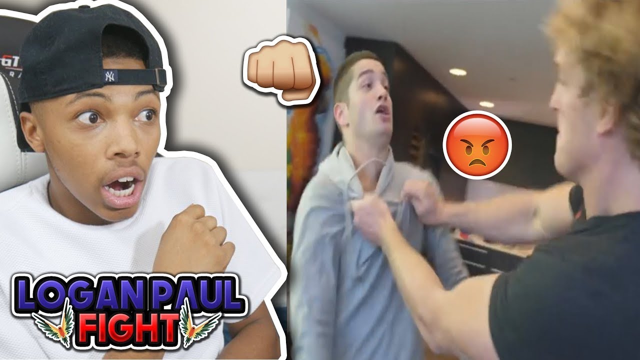 Logan Paul Fight Reaction - YouTube