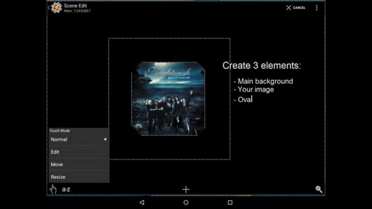 Tasker tutorial: create a circular image in a Tasker scene - YouTube