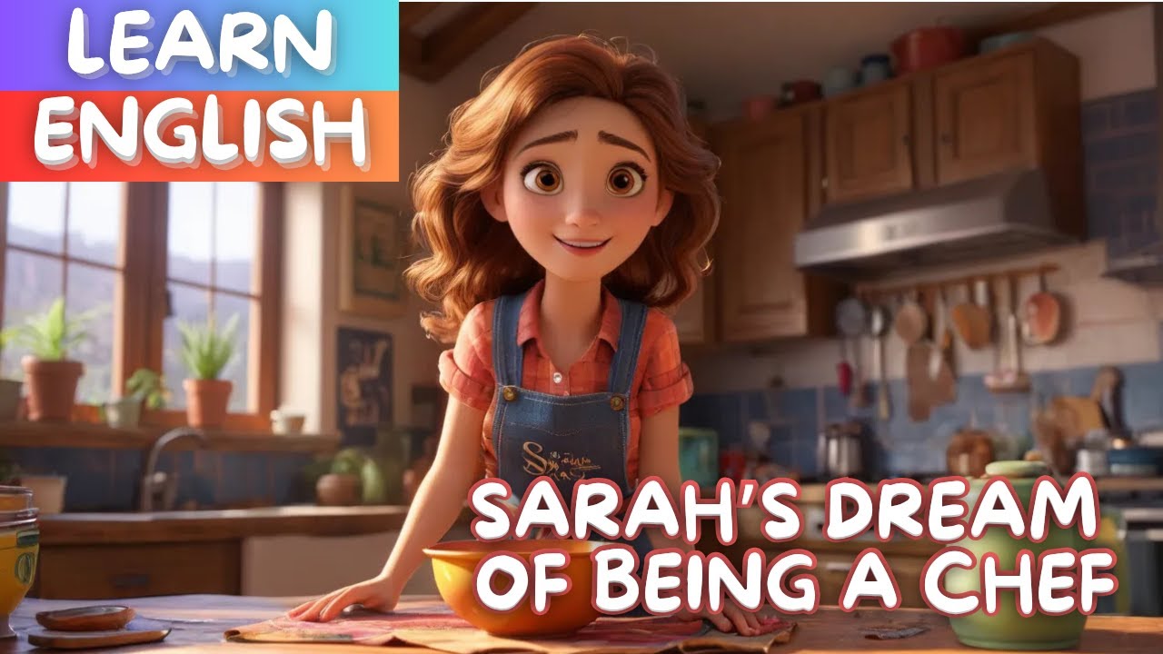 Sarah's Dream of Being a Chef | Short English Story for Beginners ...