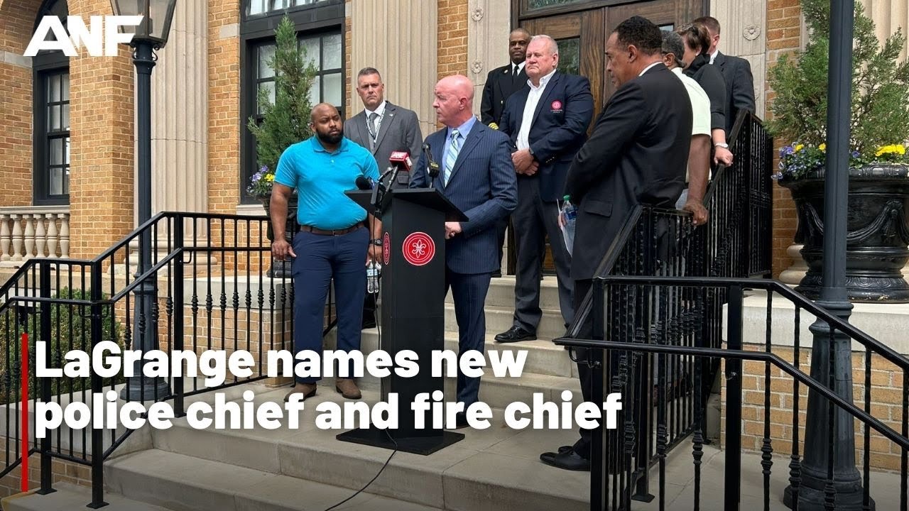 LaGrange names new police chief and fire chief - YouTube