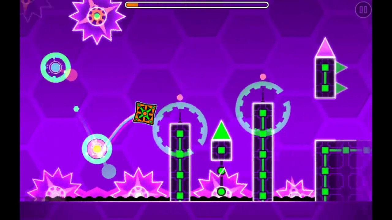 Geometry dash hexagon force | by abdi - YouTube