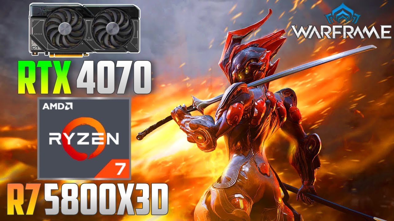 Warframe : RTX 4070 + R7 5800X3D | 4K - 1440p - 1080p | High - YouTube