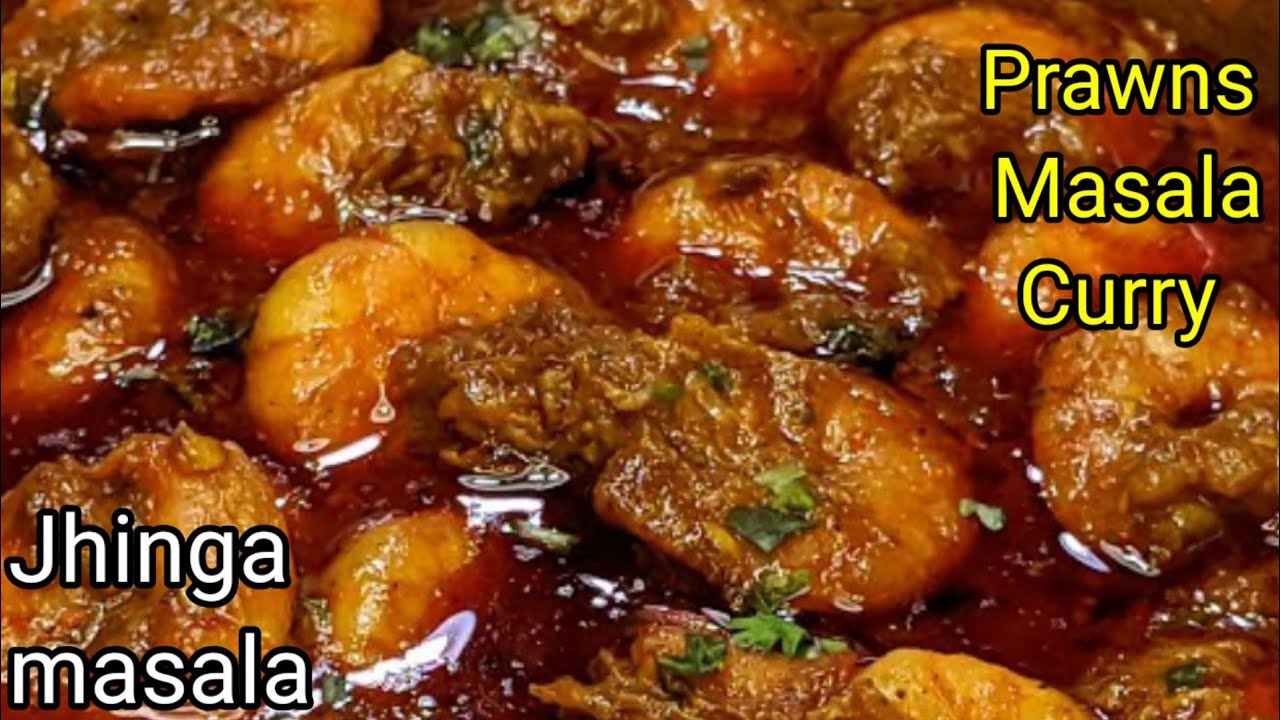 Prawns Masala Curry ||Authentic Prawns masala recipe || konkani style ...