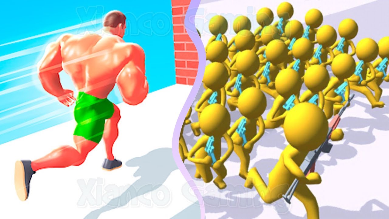 Muscle Rush Vs Gun Clash 3D in New Level Mobile Game Walkthrough All ...