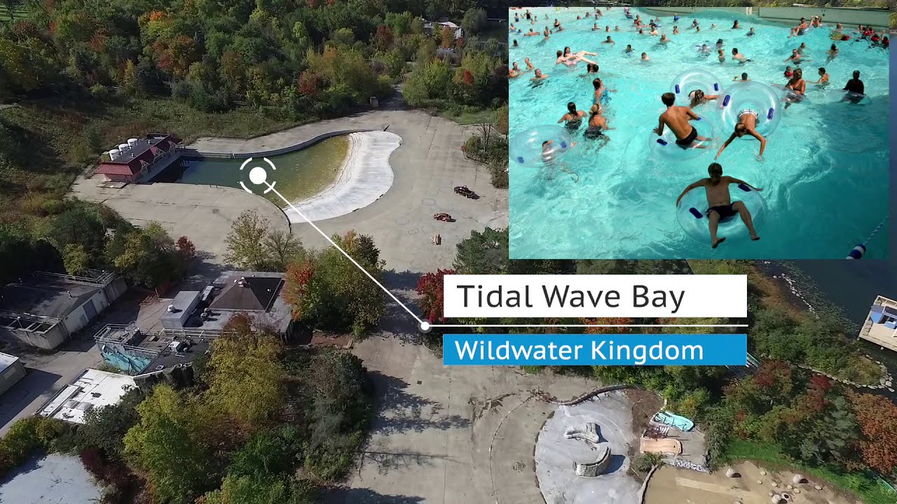 Aerial footage of SeaWorld Ohio / Wildwater Kingdom in 2020 - YouTube
