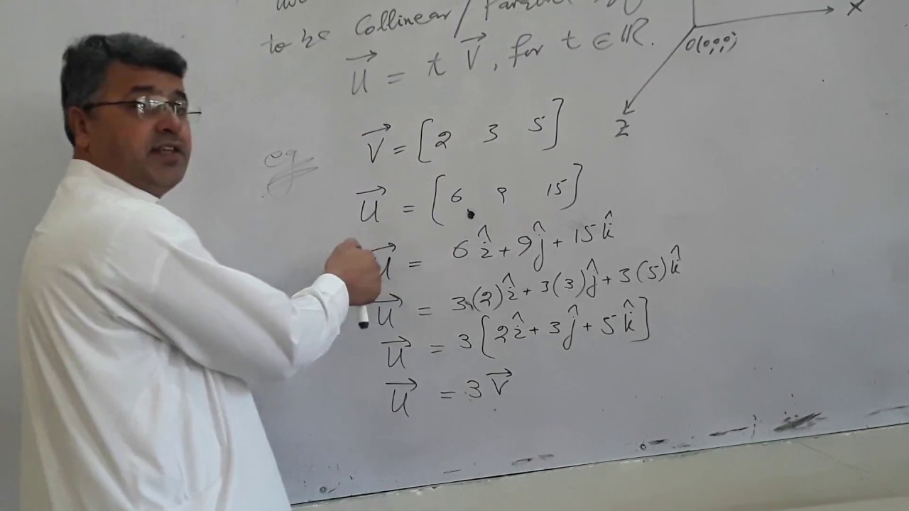 collinear or parallel vector - YouTube