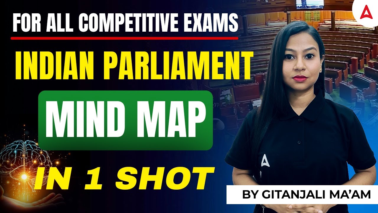 Indian Polity For All Competitive Exams | India Parliament in One Mind ...
