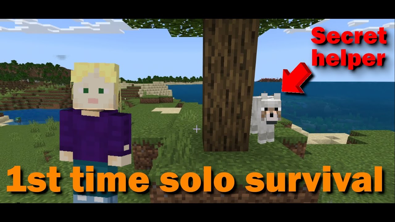 Beginner has a secret helper in Minecraft survival (his dad) - YouTube