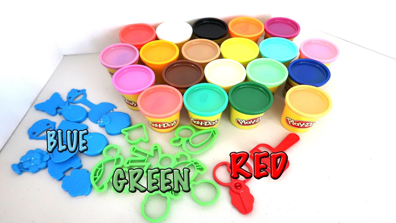 RAINBOW Play Doh Unboxing! Learning Colors - Fun for Kids, Children ...