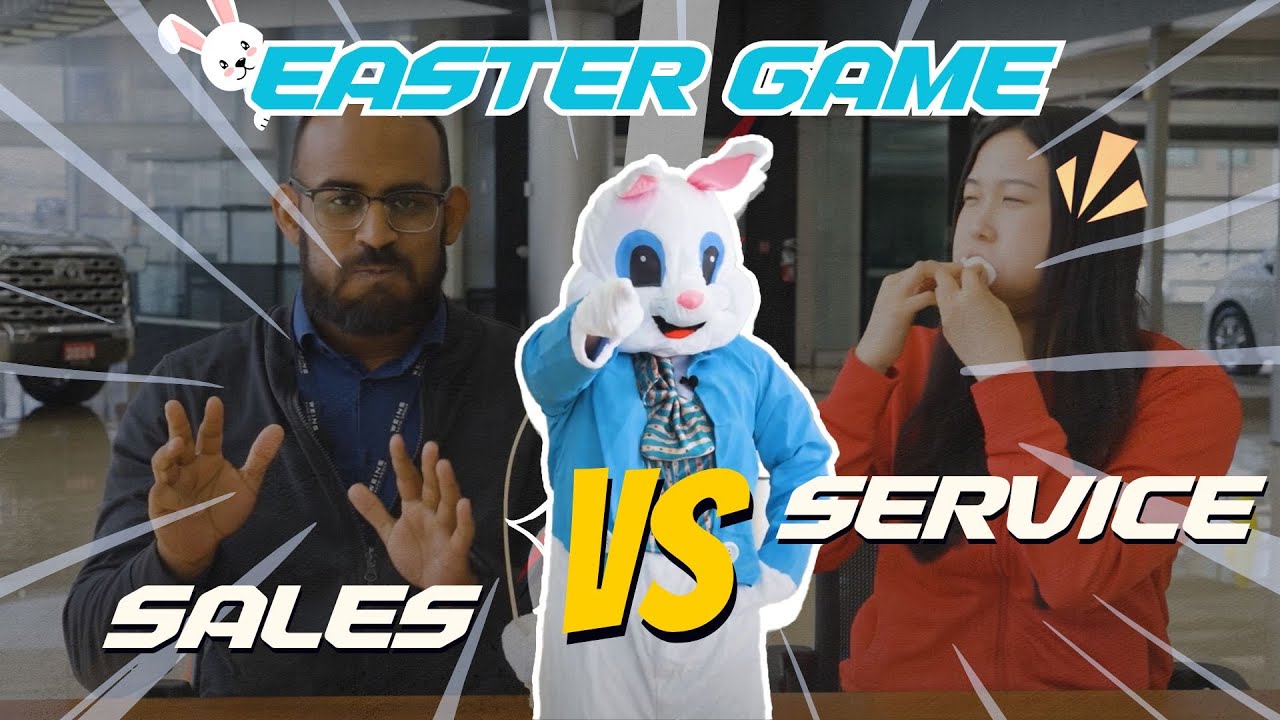 Who’s Better, Service Or Sales? | The ULTIMATE EASTER BUNNY CHALLENGE🐰 ...