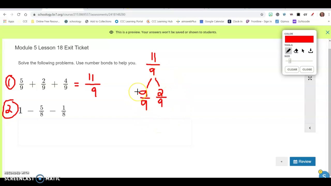 Exit Ticket Lesson 18 - YouTube