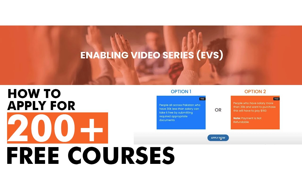 How to apply for 200+ Free courses | Enabling Video Series (EVS) | Step ...