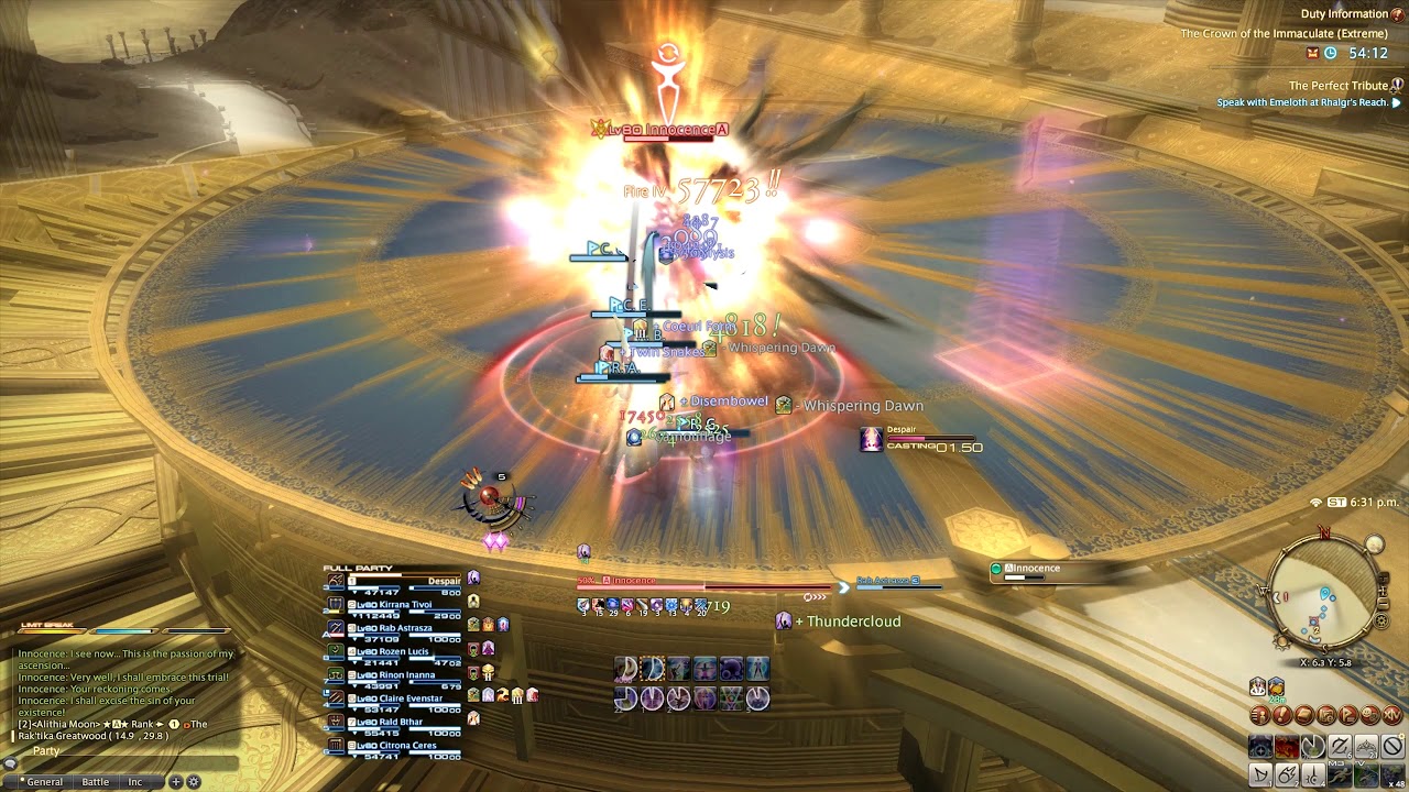 FFXIV - Innocence Ex - BLM - 13,085 - YouTube