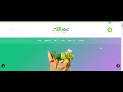 Free Ecommerse Template Html Css Javascript. Integrate Frontend with laravel - YouTube