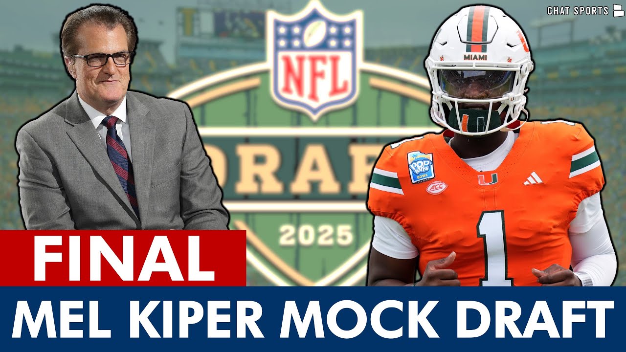 Mel Kiper’s FINAL 2025 NFL Mock Draft: Round 1 & Round 2 Projections ...