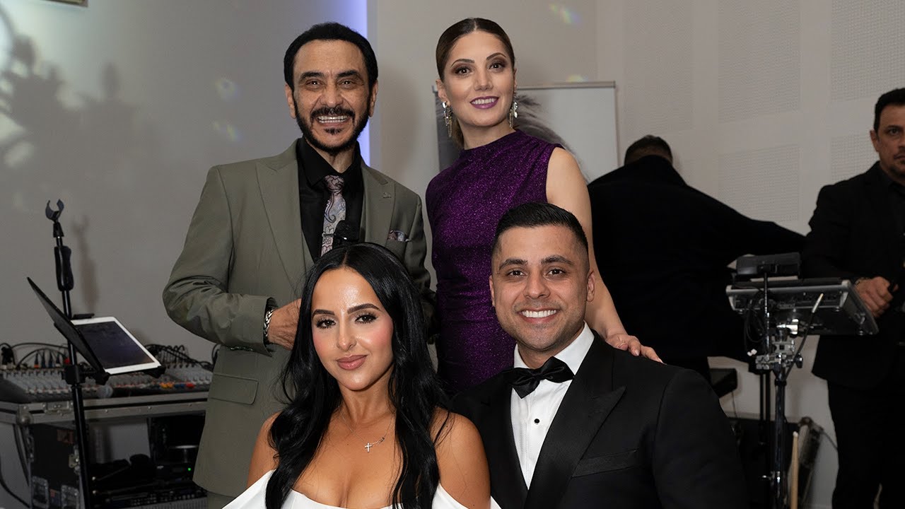 DAVID & NATALIE WEDDING WITH IRAQI SUPER STAR QASIM AL SULTAN WITH ...