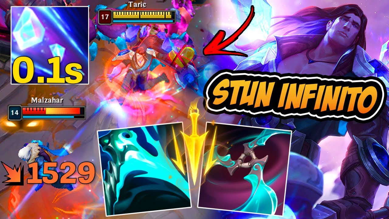 O TARIC MAIS TILTANTE DO TOP! BUILD DE CRÍTICO COM STUN INFINITO - YouTube