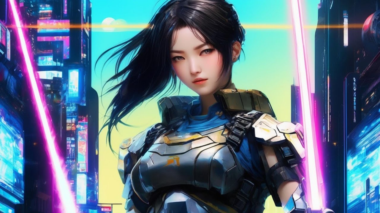 Sword Master 🥽 Neo Tokyo Mix【 Industrial / Synthwave / Cyberpunk】 - YouTube