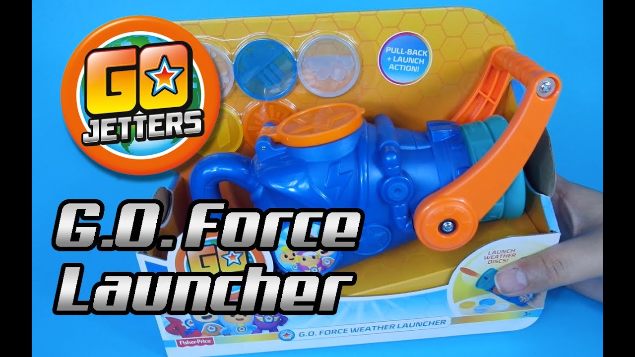 NEW! Go Jetters G.O. Force Weather Launcher Toy - YouTube