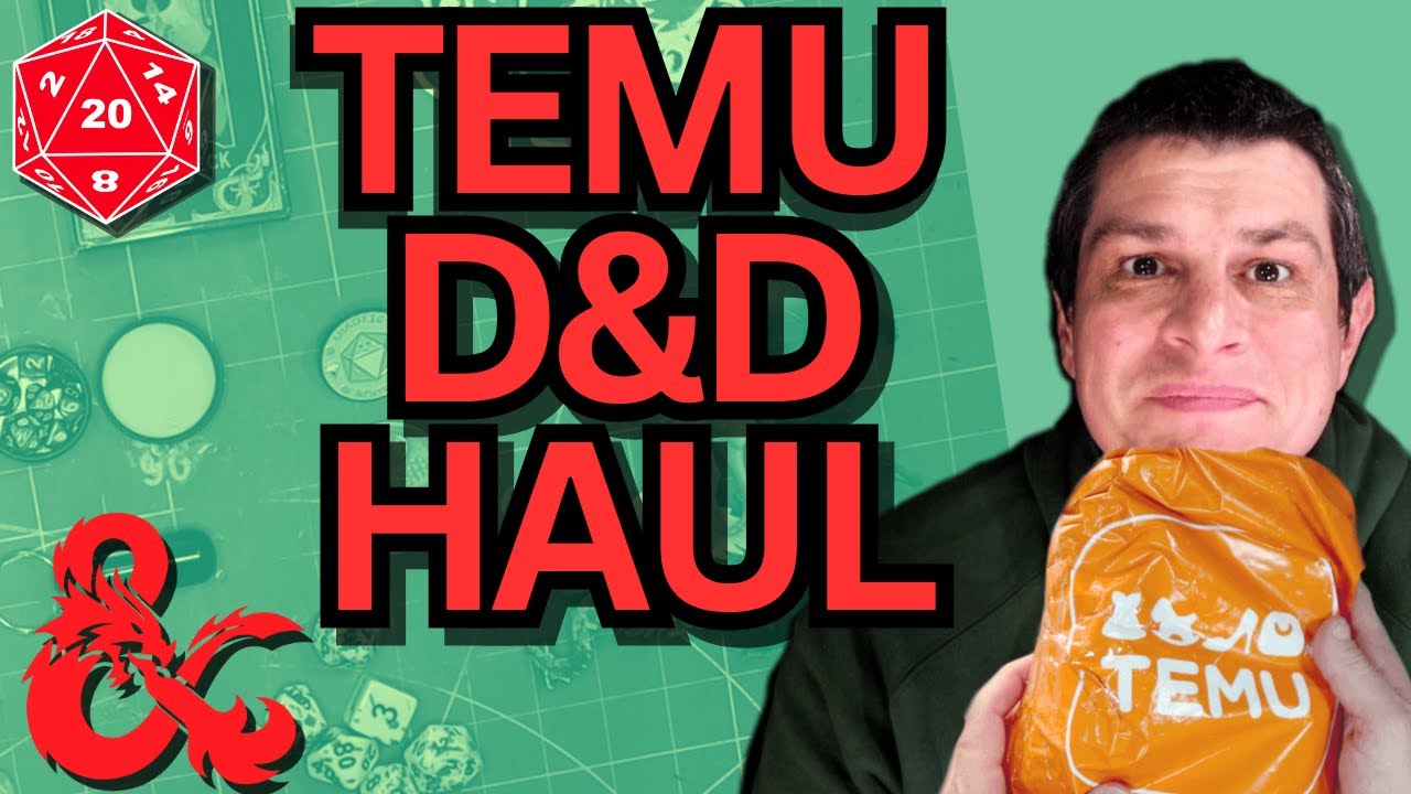 TEMU Dungeons & Dragons Haul! D&D - YouTube
