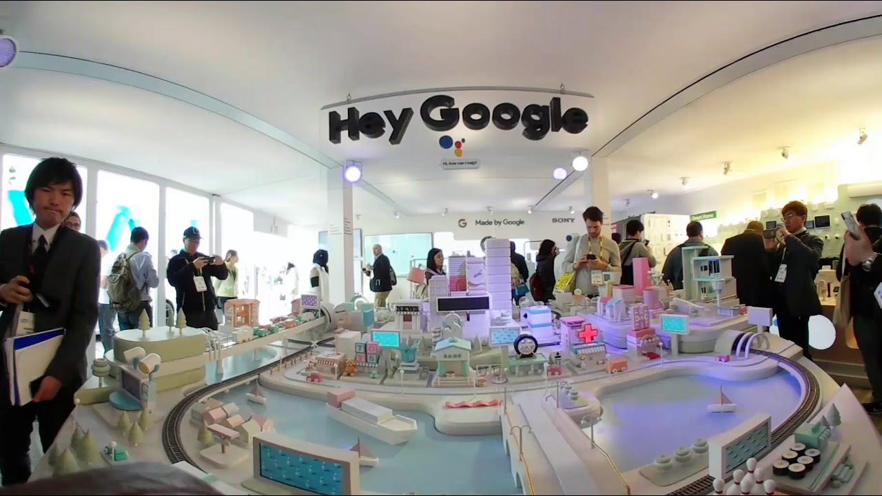CES 2018 - Hey Google Booth - YouTube